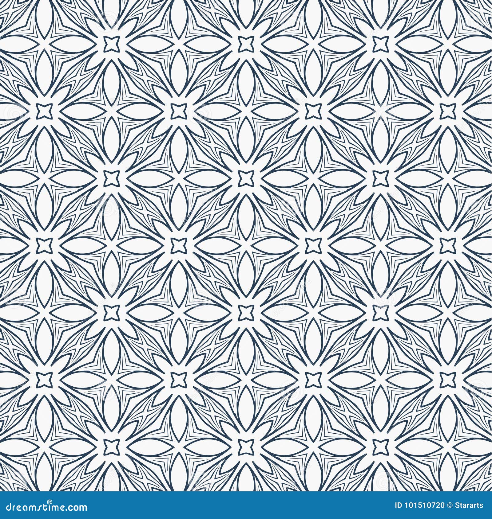 Beautiful Floral Style Pattern Stock Vector - Illustration of flower ...