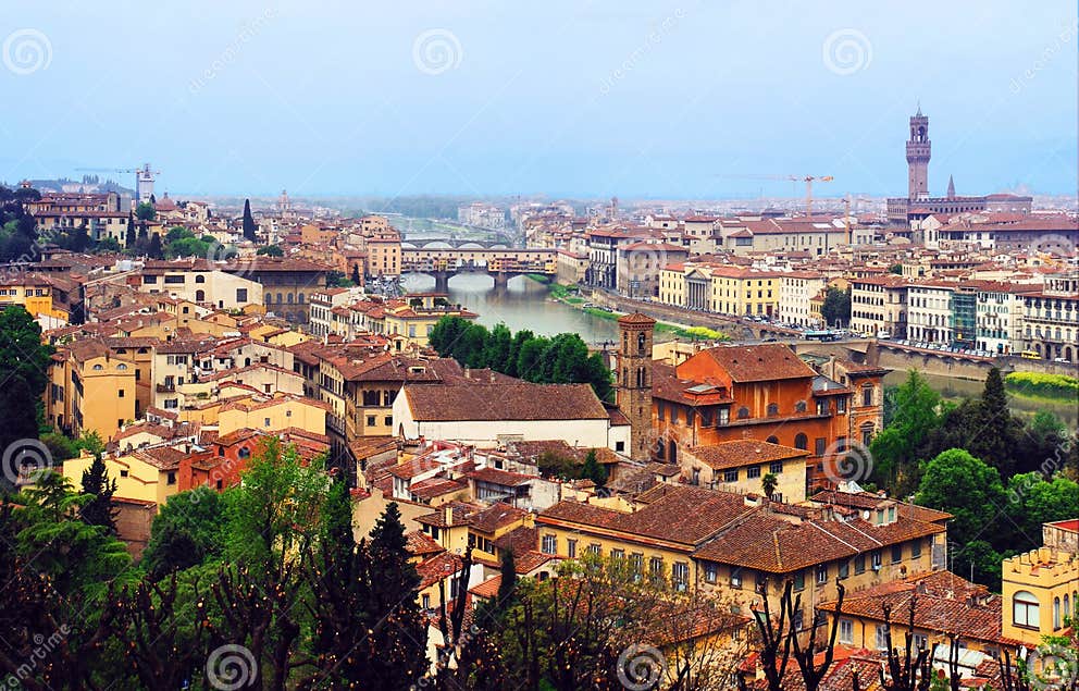 Beautiful Florence. stock image. Image of europe, blue - 24450709