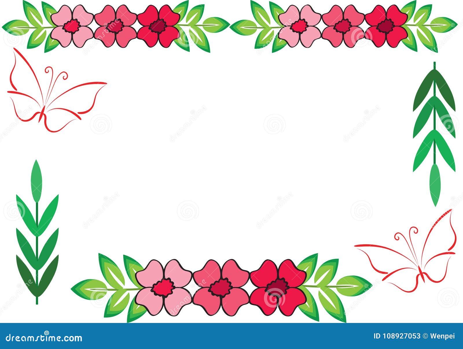 Beautiful Flower Card Design Vector Editorial Stock Photo ...