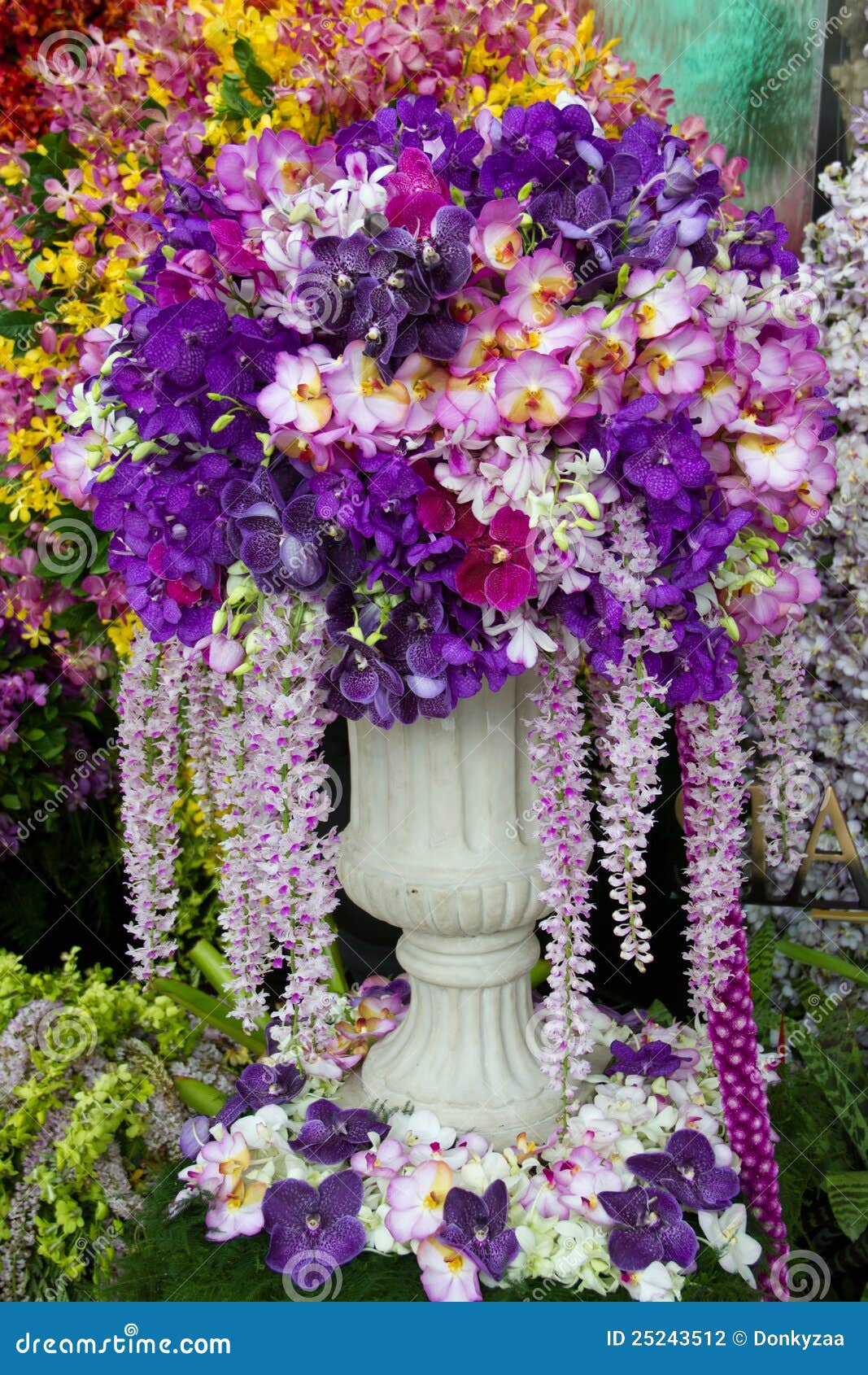 Beautiful Flower Decoration Stock Photo - Image of anthesis, asian ...