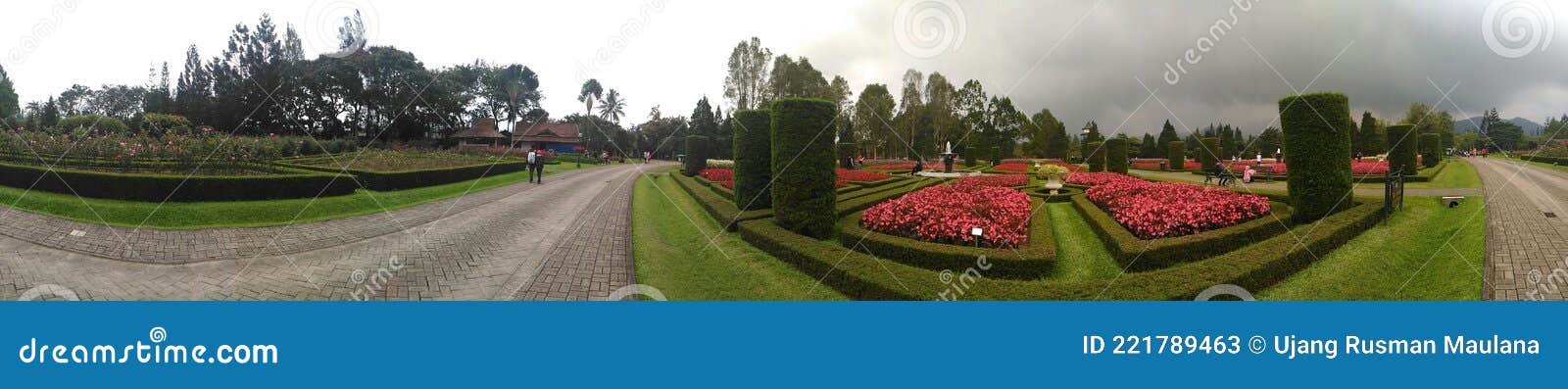 Beautiful Flower Garden View Stock Image - Image of backyard, yard ...