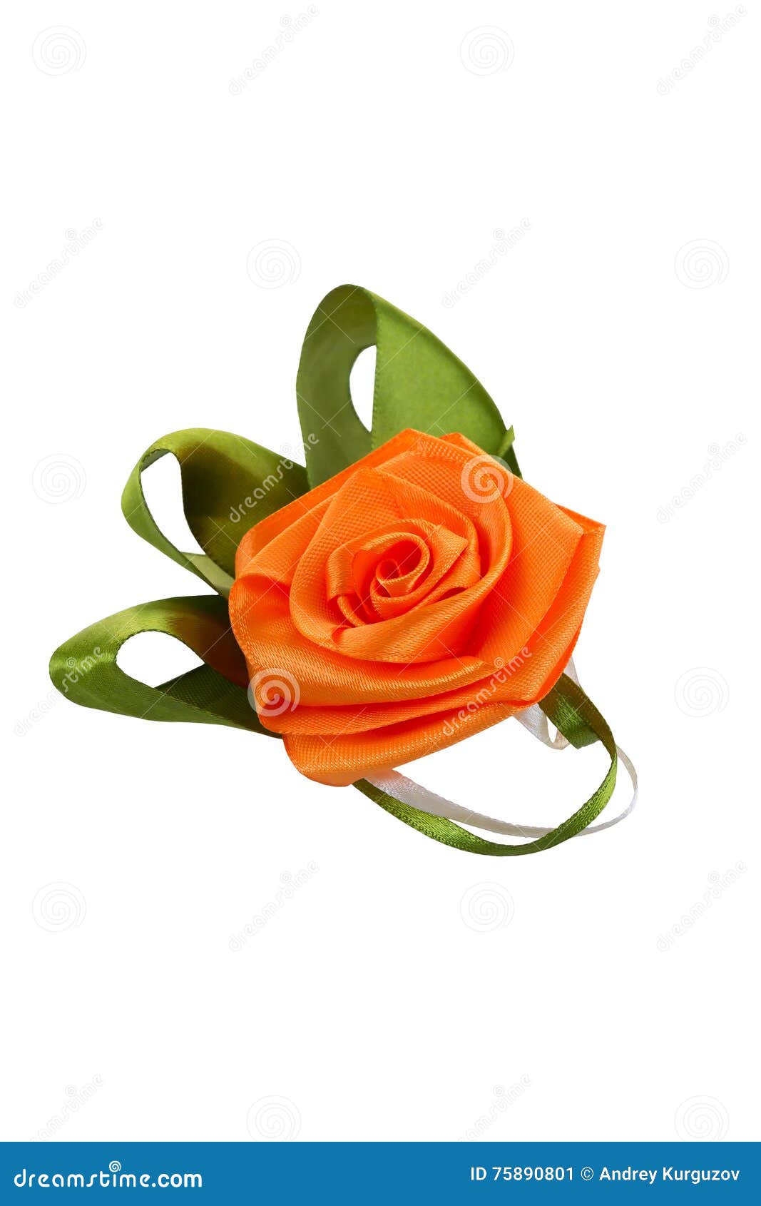 Beautiful Flower Made by Human Hands Stock Image - Image of isolated ...