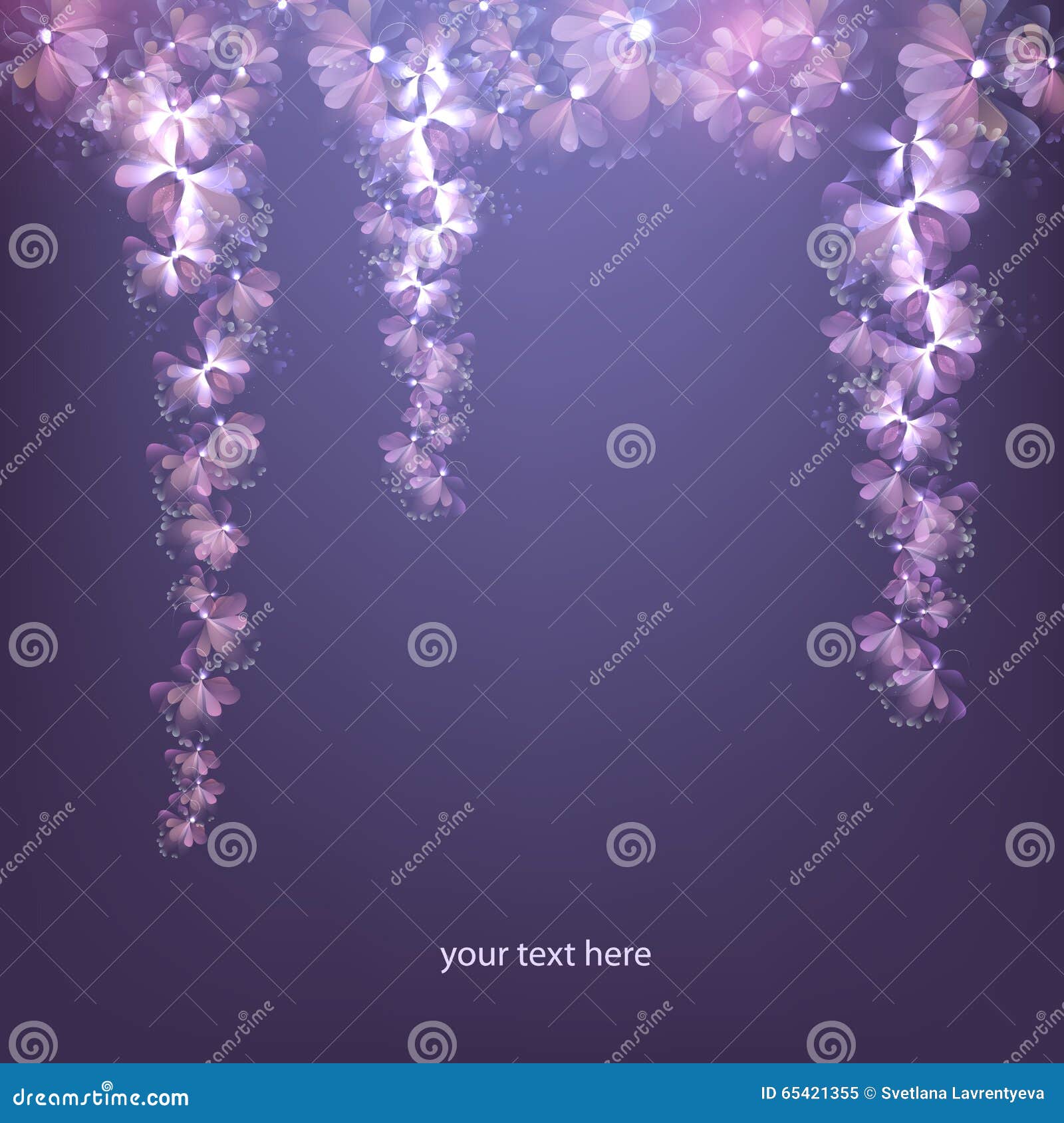 Beautiful Flower Vine, Vector Stock Vector - Illustration of natural ...