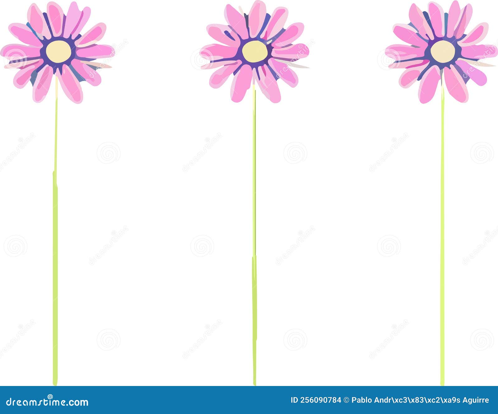 Beautiful Flower on White Background Stock Vector - Illustration of ...