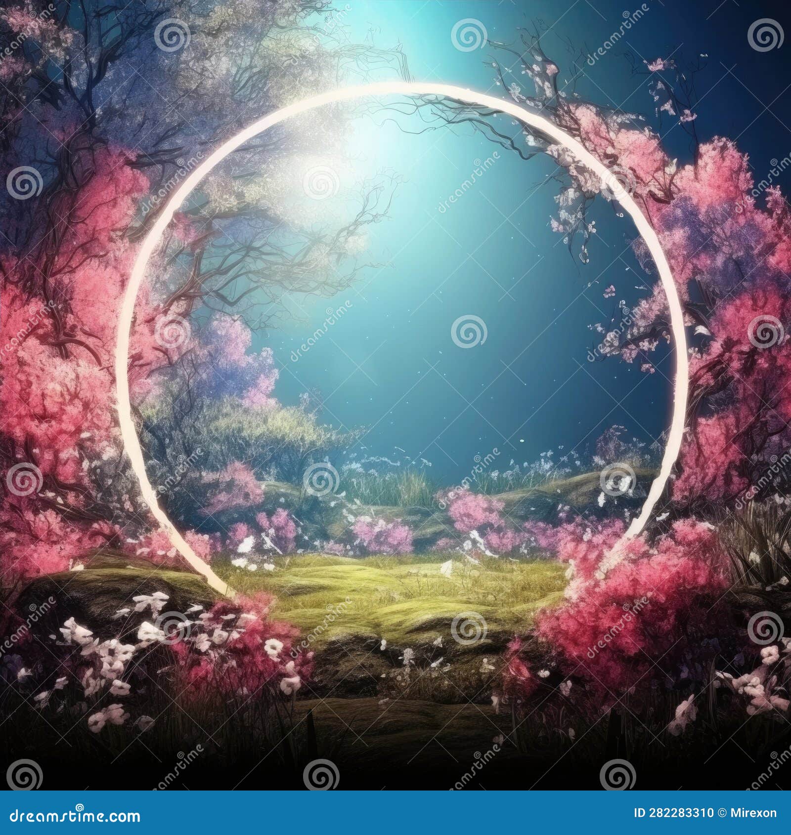 Beautiful Flowers Arch for Invitation Card with Flowers Frame and ...