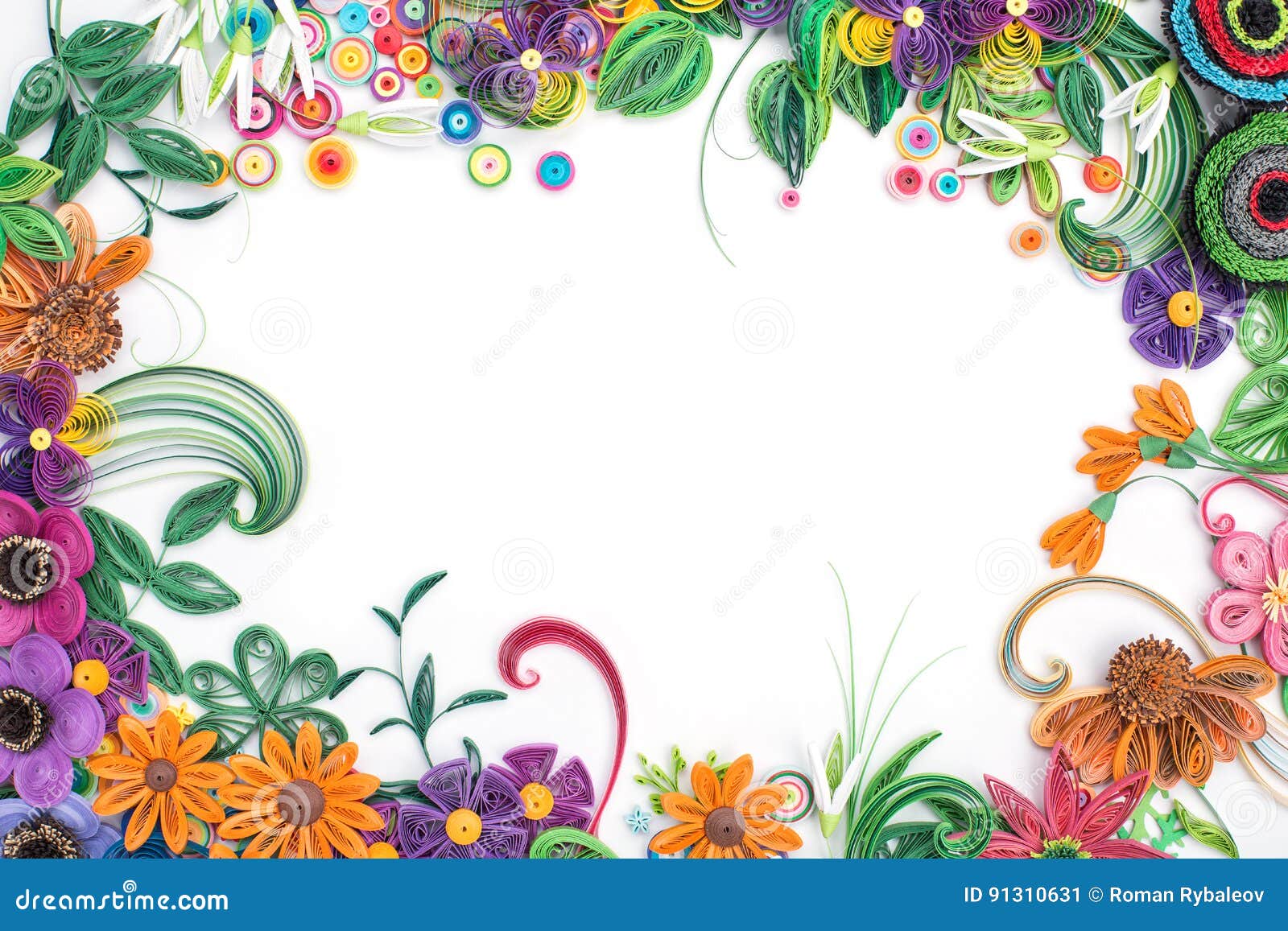 Paper Quilling Frame Borders