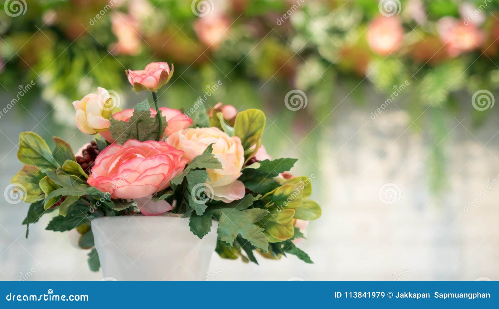 Beautiful flowers in vase stock image. Image of flower - 113841979