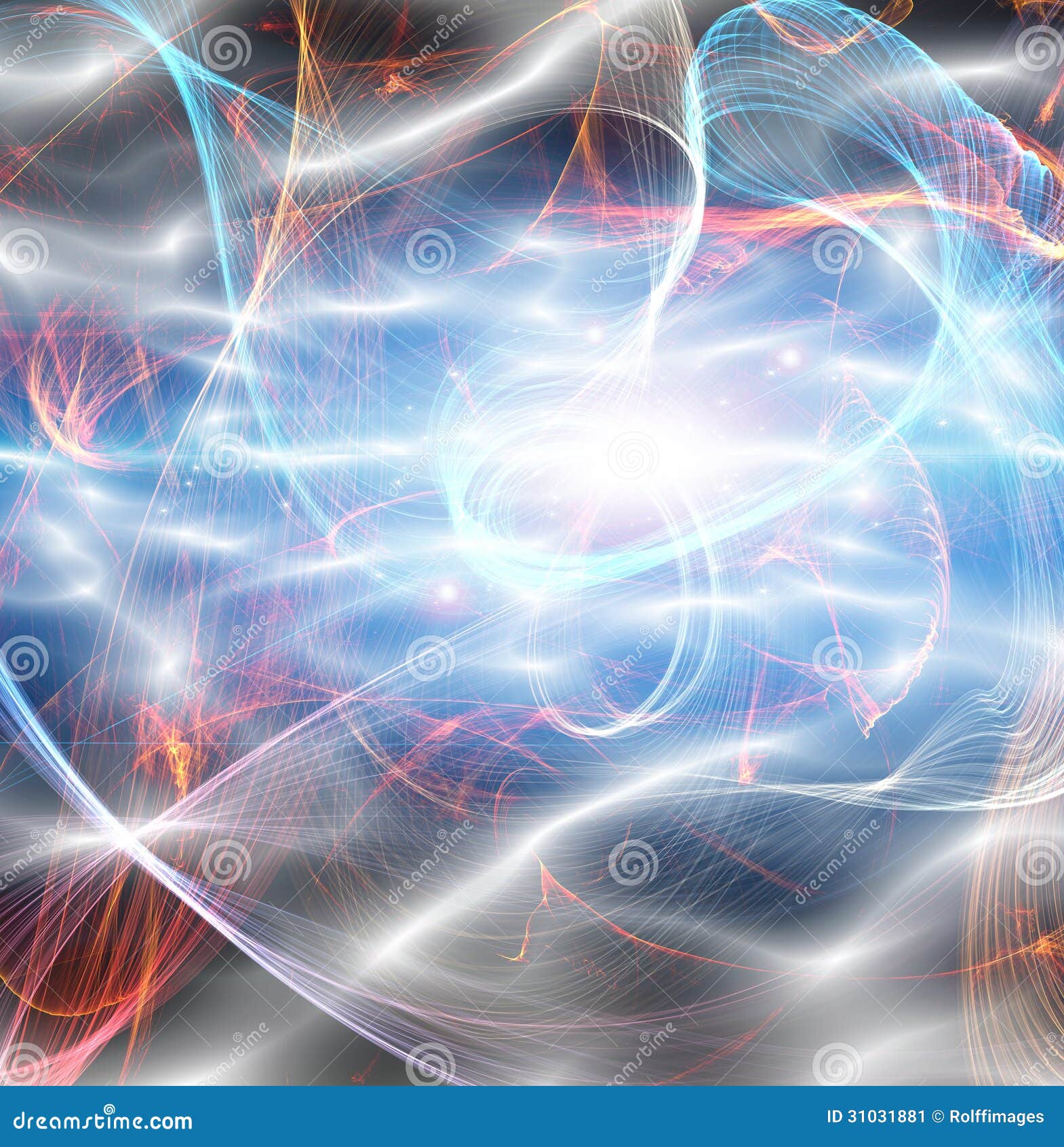 Beautiful Flowing Light stock illustration. Illustration of generated ...