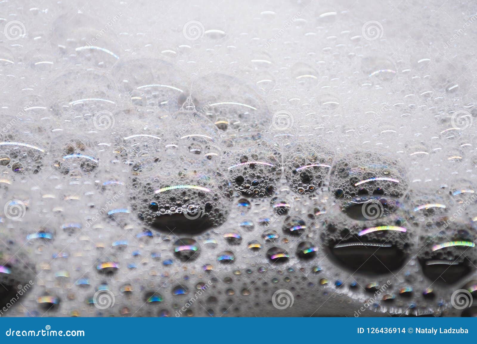 Foam soaps large bubbles stock photo. Image of care - 126436914