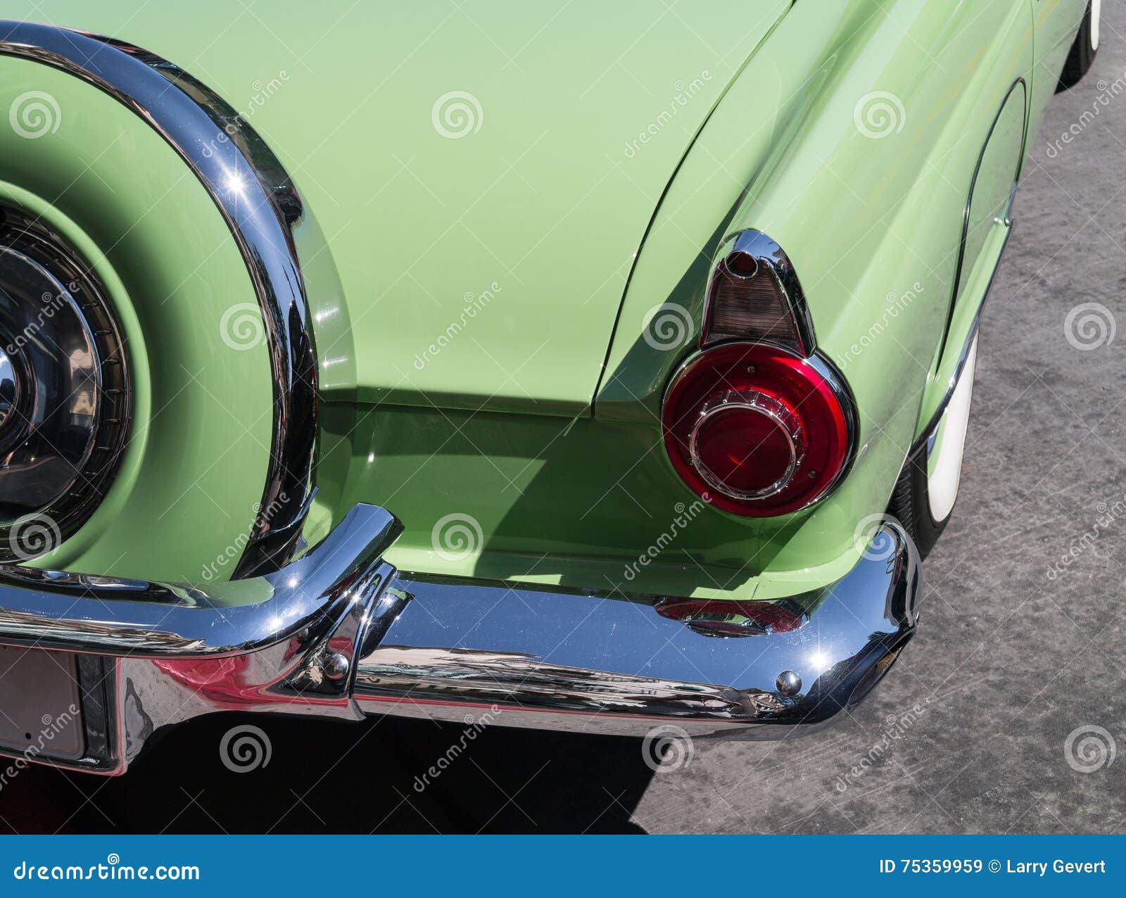 Beautiful Ford Thunderbird stock image. Image of drive - 75359959
