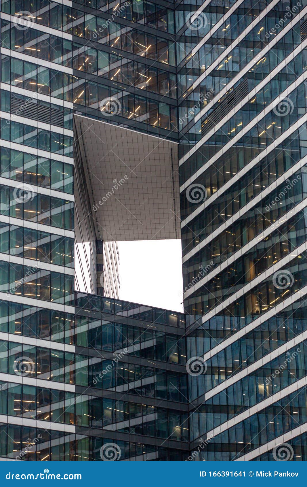 A Beautiful Fragment of a Modern Building. a Stunning Combination of ...