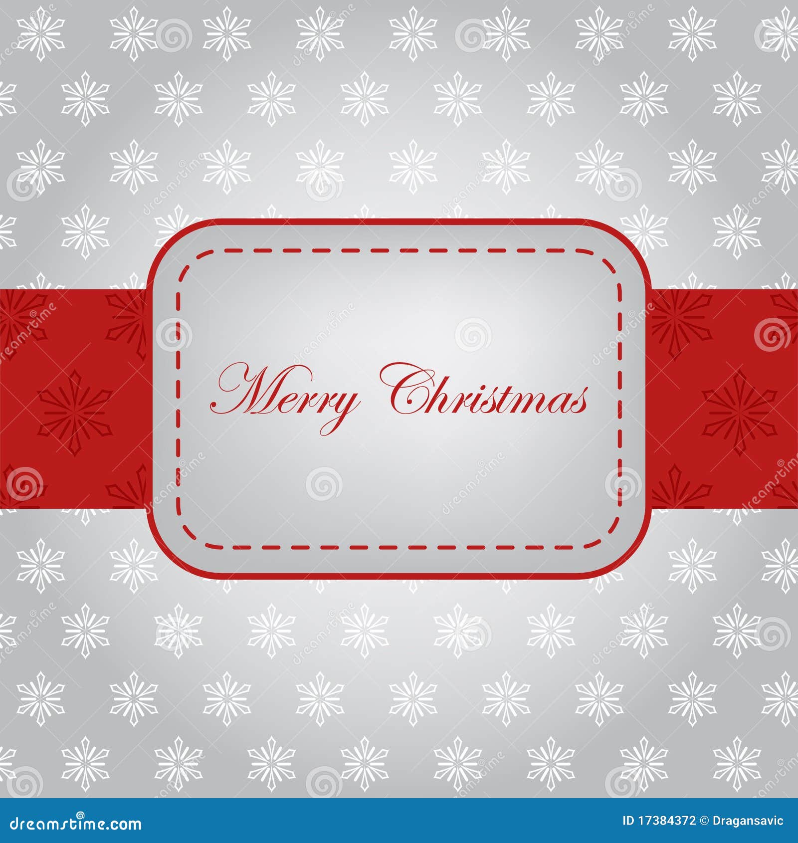 Beautiful Frame Design for Christmas Card Stock Vector - Illustration ...