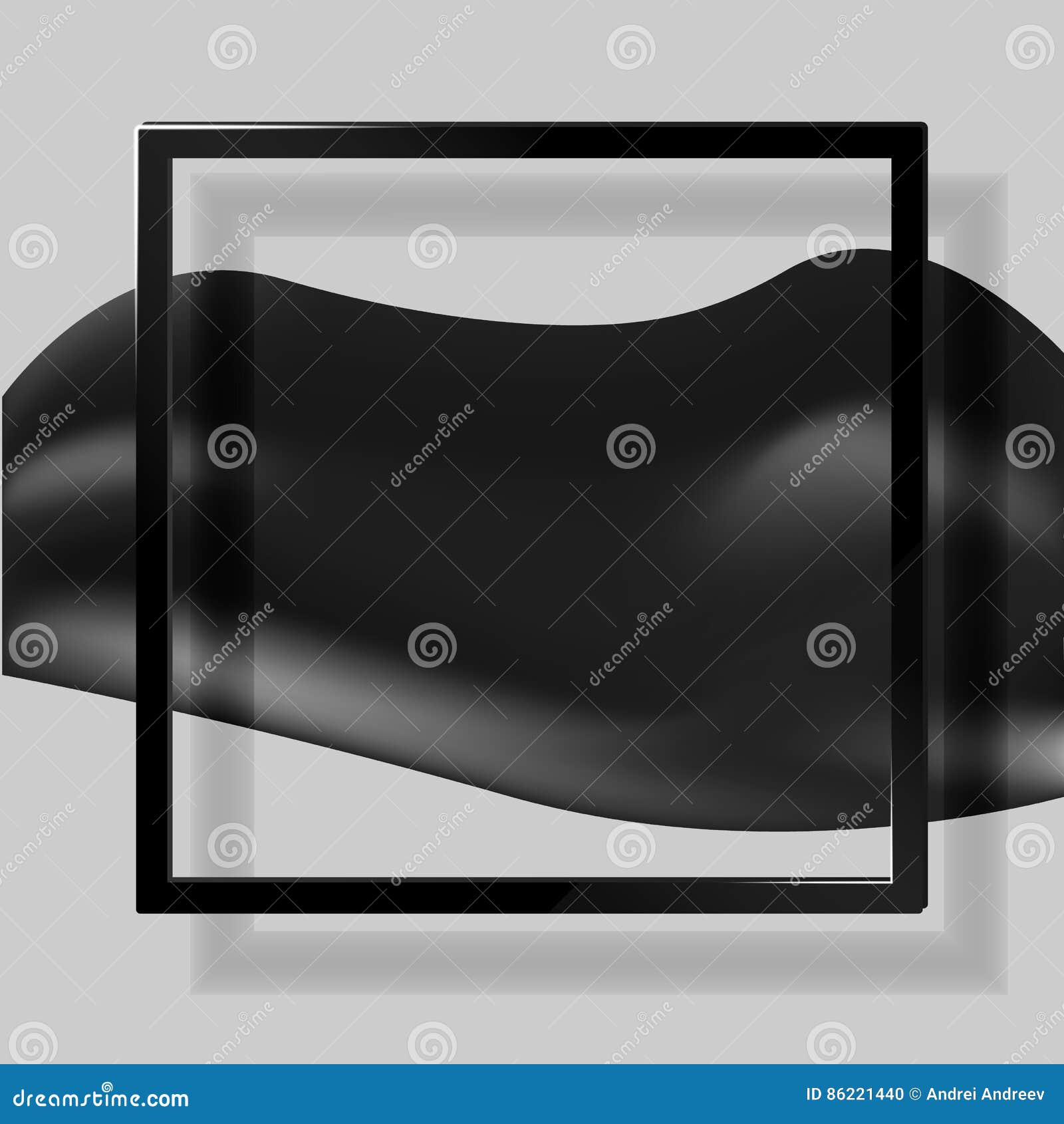 Beautiful Frame with Shadow and 3b Effect for Your Design. Stock ...