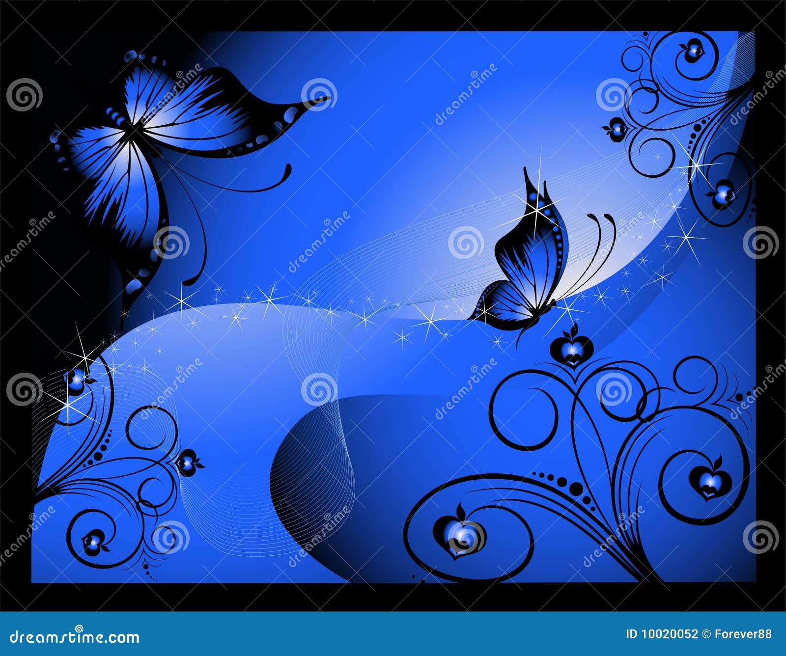 Beautiful framework stock vector. Illustration of wallpaper - 10020052