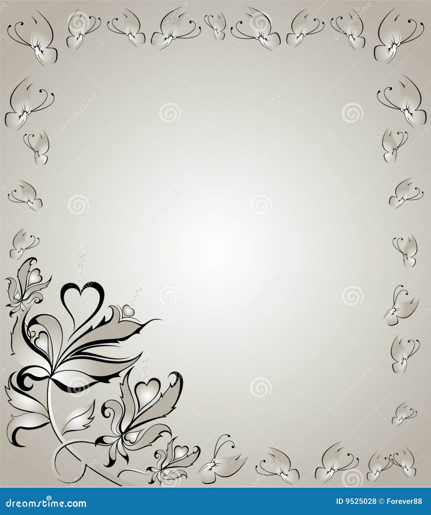 Beautiful framework stock vector. Illustration of artwork - 9525028