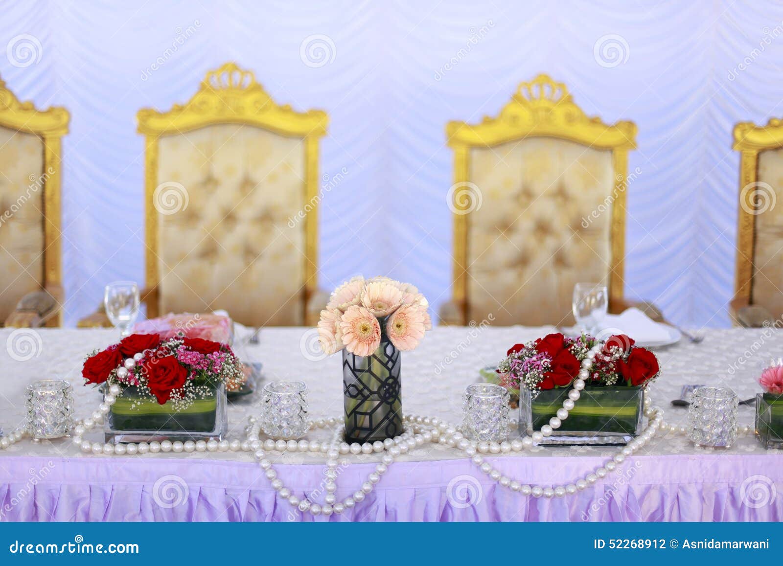 Beautiful Fresh Flower on Top of the Table Stock Photo - Image of ...