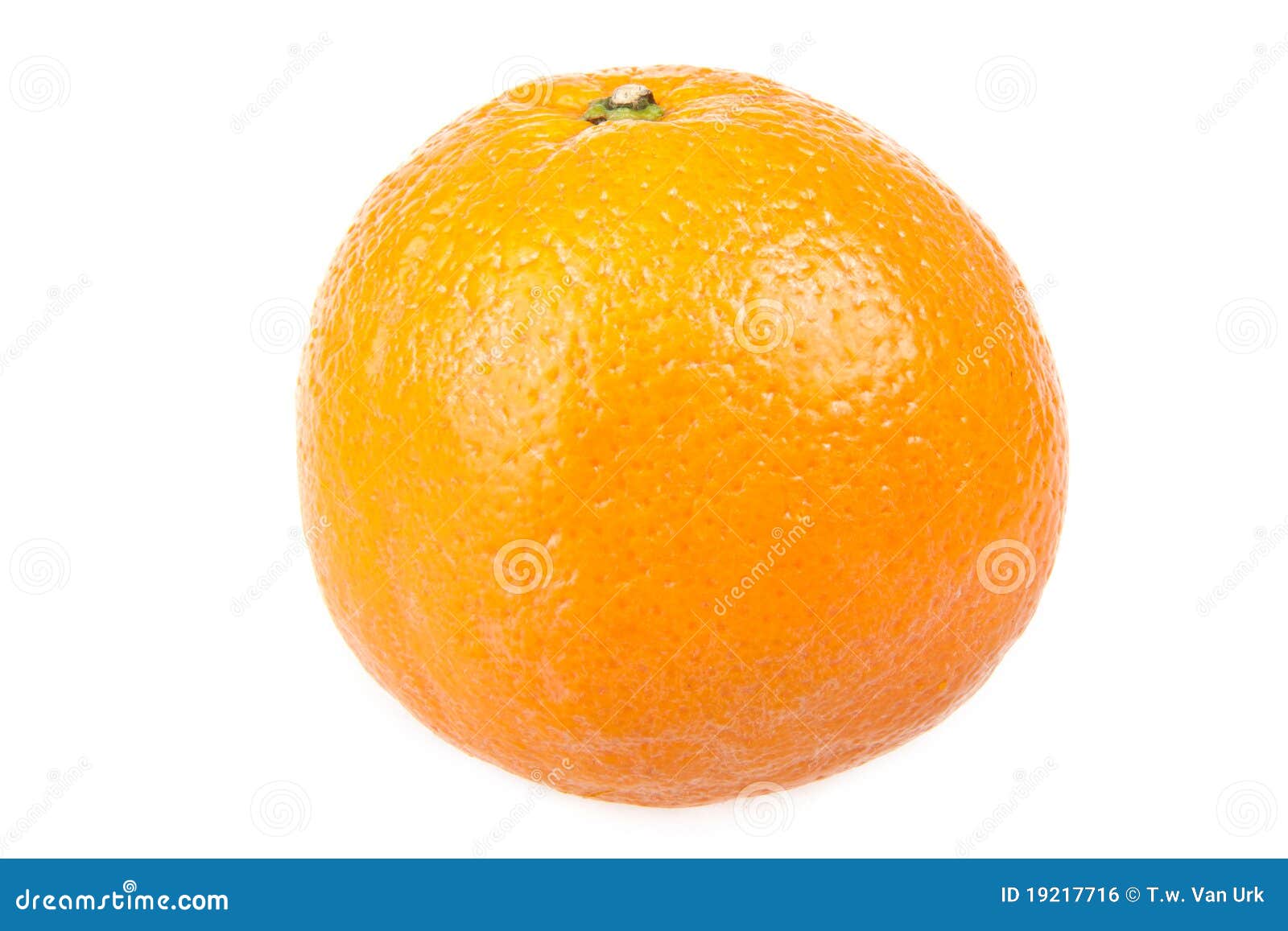 Beautiful Fresh Orange Isolated on White Stock Photo - Image of ...