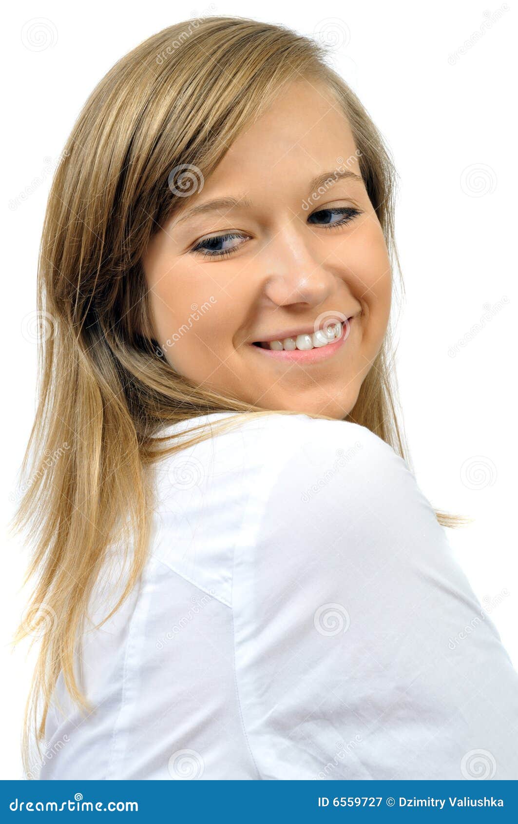 Beautiful fresh young girl stock image. Image of joyful - 6559727