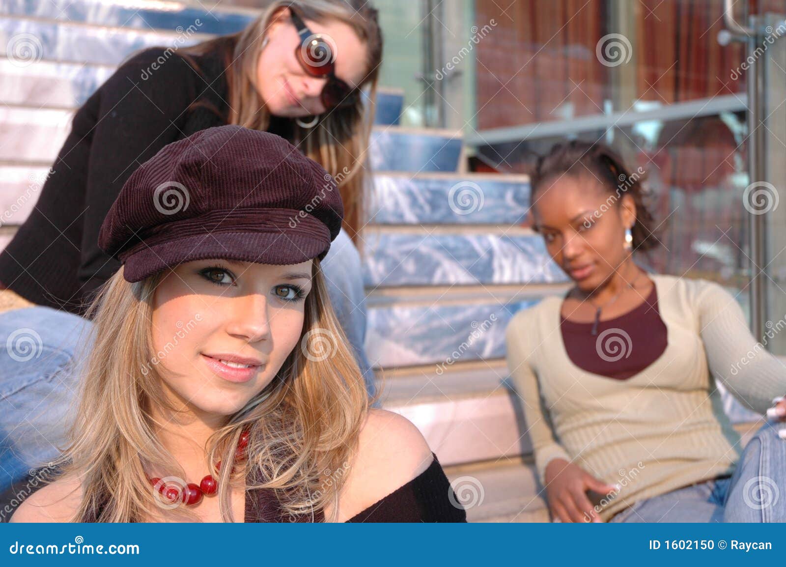 Beautiful Friends stock photo. Image of clothing, beautiful - 1602150