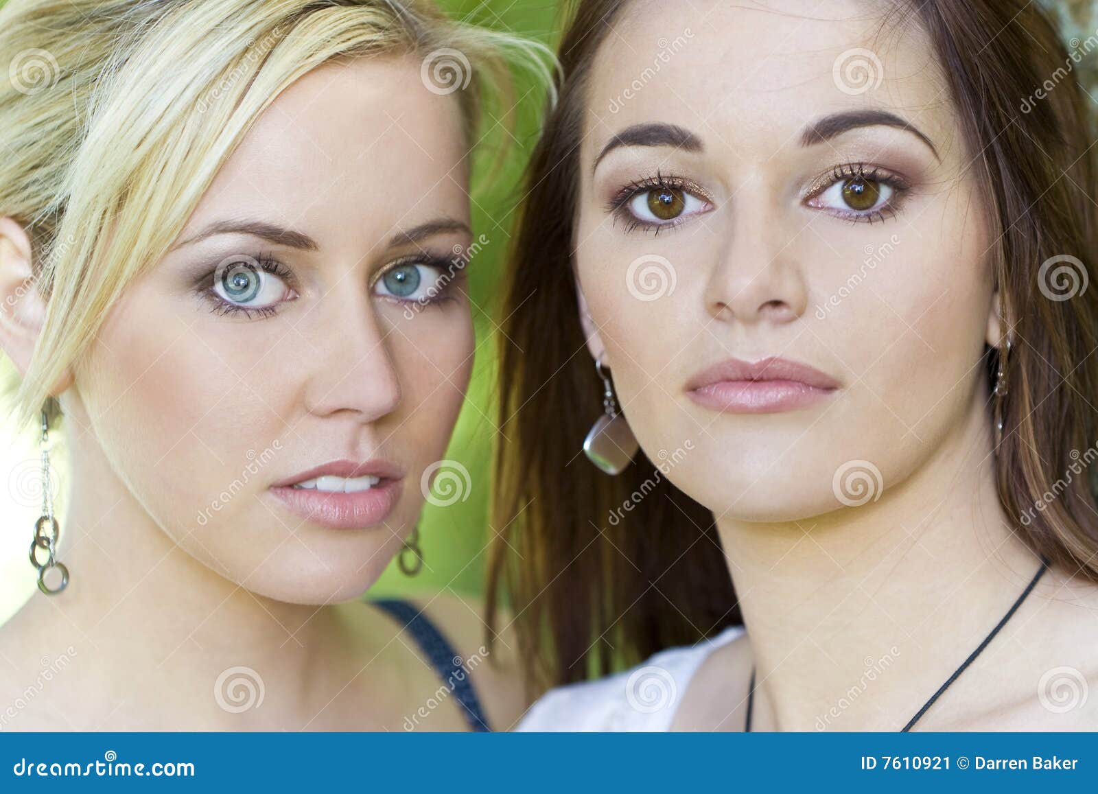 Beautiful Friends stock image. Image of women, outside - 7610921