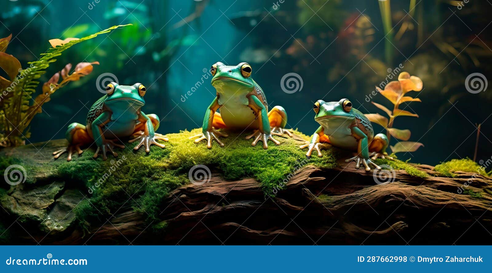 Frogs Of The Rainforest Once Abundant Royalty-Free Illustration ...