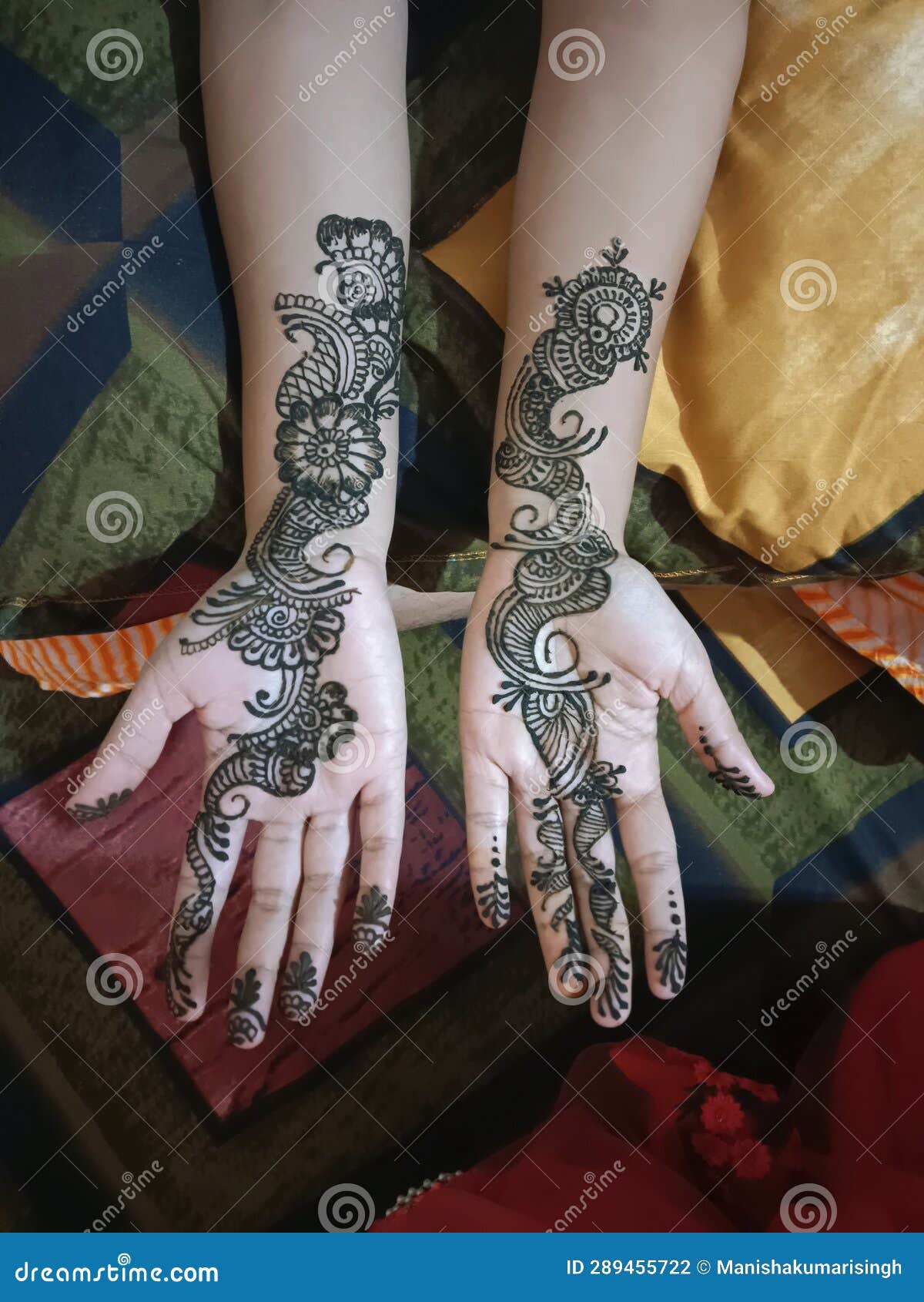 Beautiful Front Hand Mehandi Desing Stock Photo - Image of beautiful ...