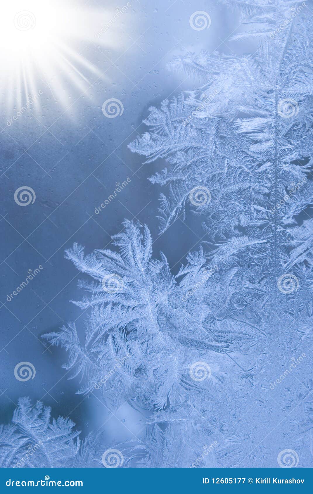 Beautiful frosty pattern stock image. Image of frozen - 12605177
