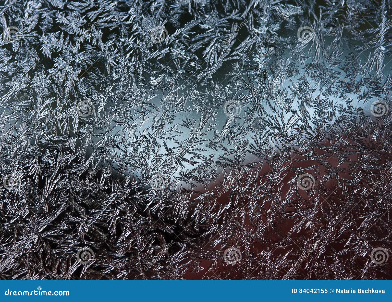 Beautiful Frosty Pattern on Winter Glass Stock Image - Image of draws ...