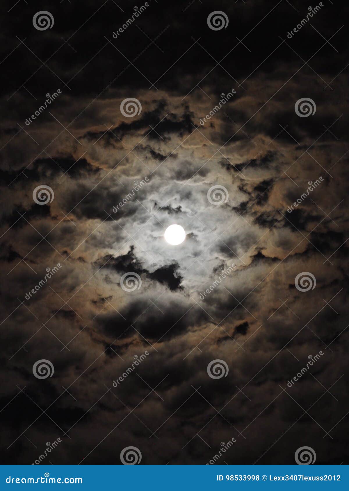 A Beautiful Full Moon Night. Stock Photo - Image of nature, gorgeous ...