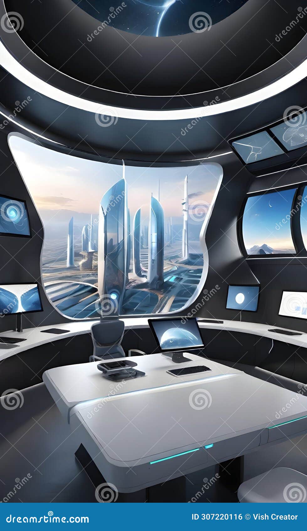 Future View with Upgrade Technology Ai Generated Stock Illustration ...