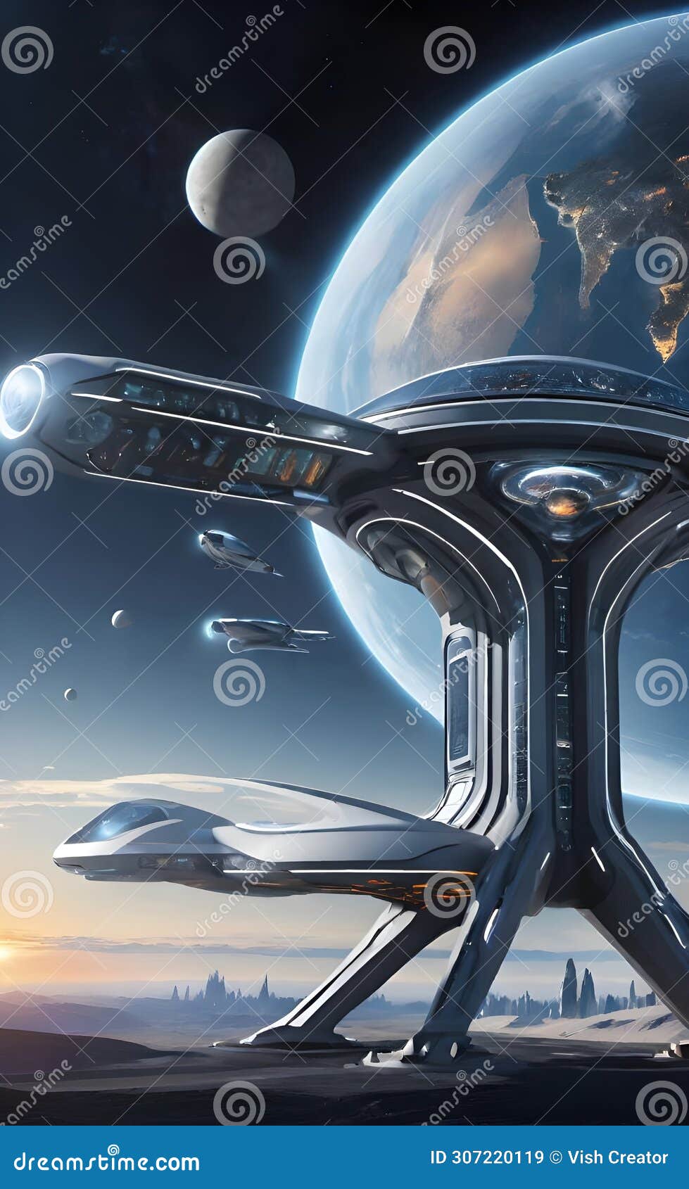 Future View with Upgrade Technology Ai Generated Stock Illustration ...