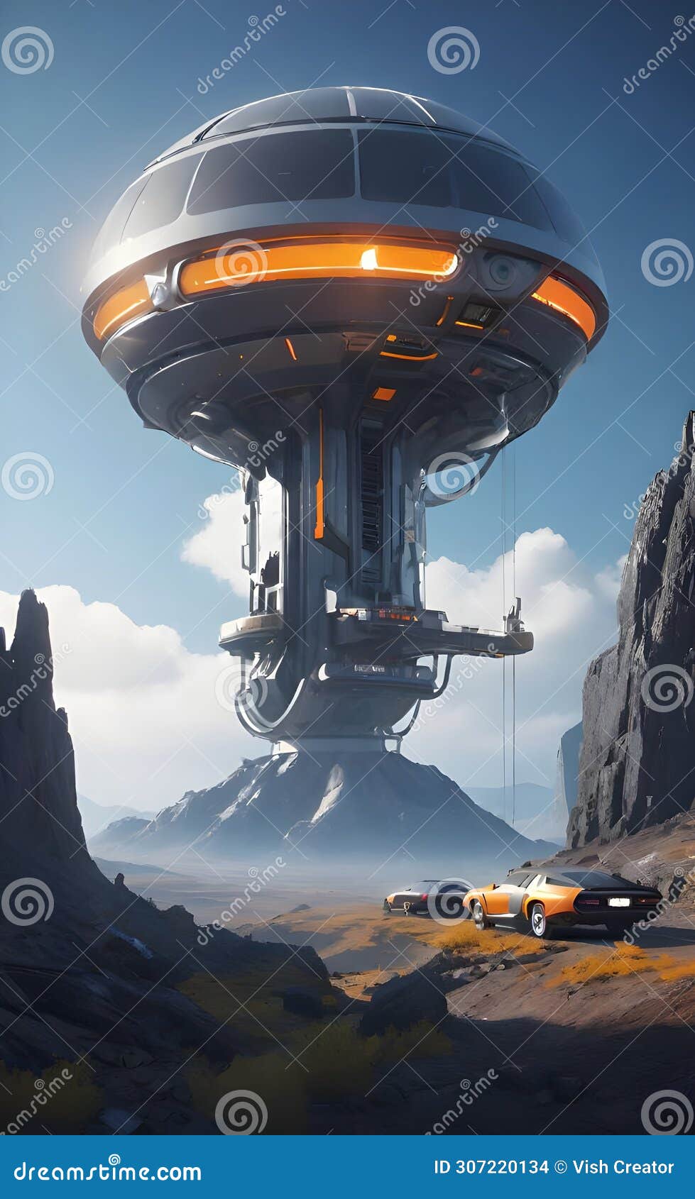 Future View with Upgrade Technology Ai Generated Stock Illustration ...