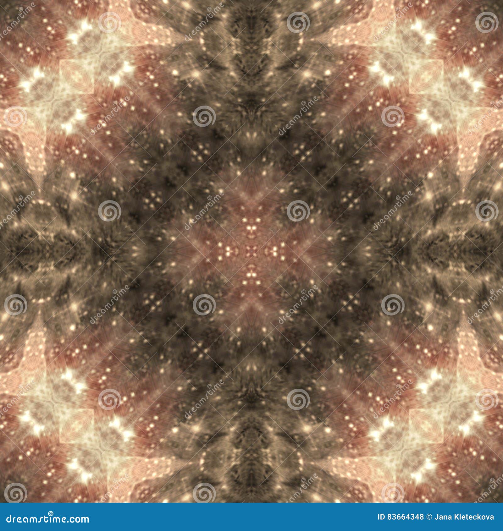 Beautiful Galaxy Esoteric Dark and Beige Picture Stock Illustration ...