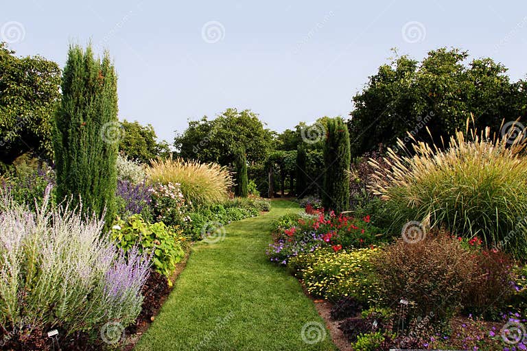 Beautiful garden stock photo. Image of landscape, trees - 1318460