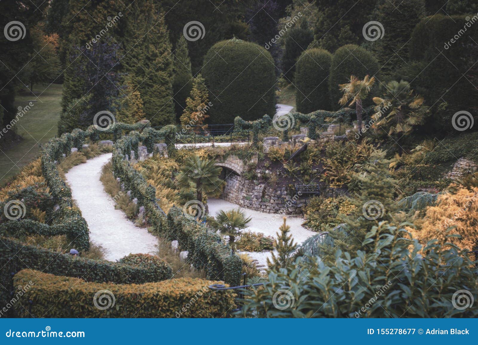 Beautiful Garden in Doncaster Stock Image - Image of castle, green ...