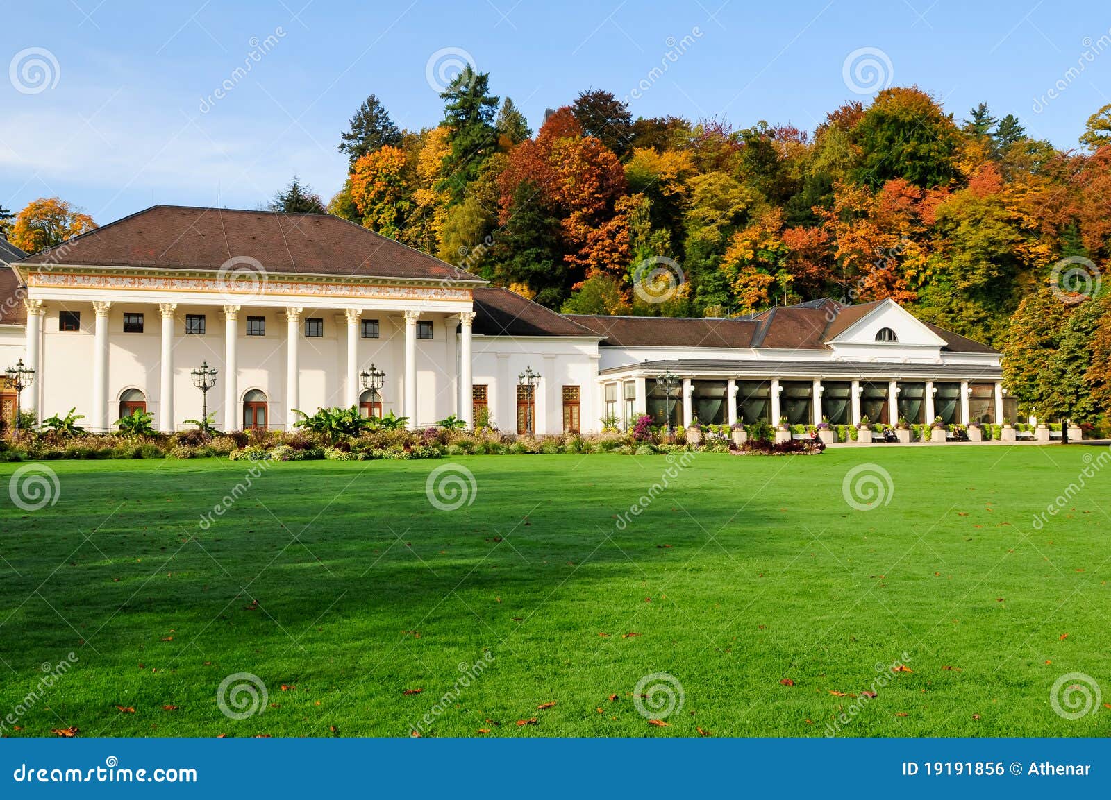 Beautiful Garden Palace Royalty-Free Stock Image | CartoonDealer.com ...
