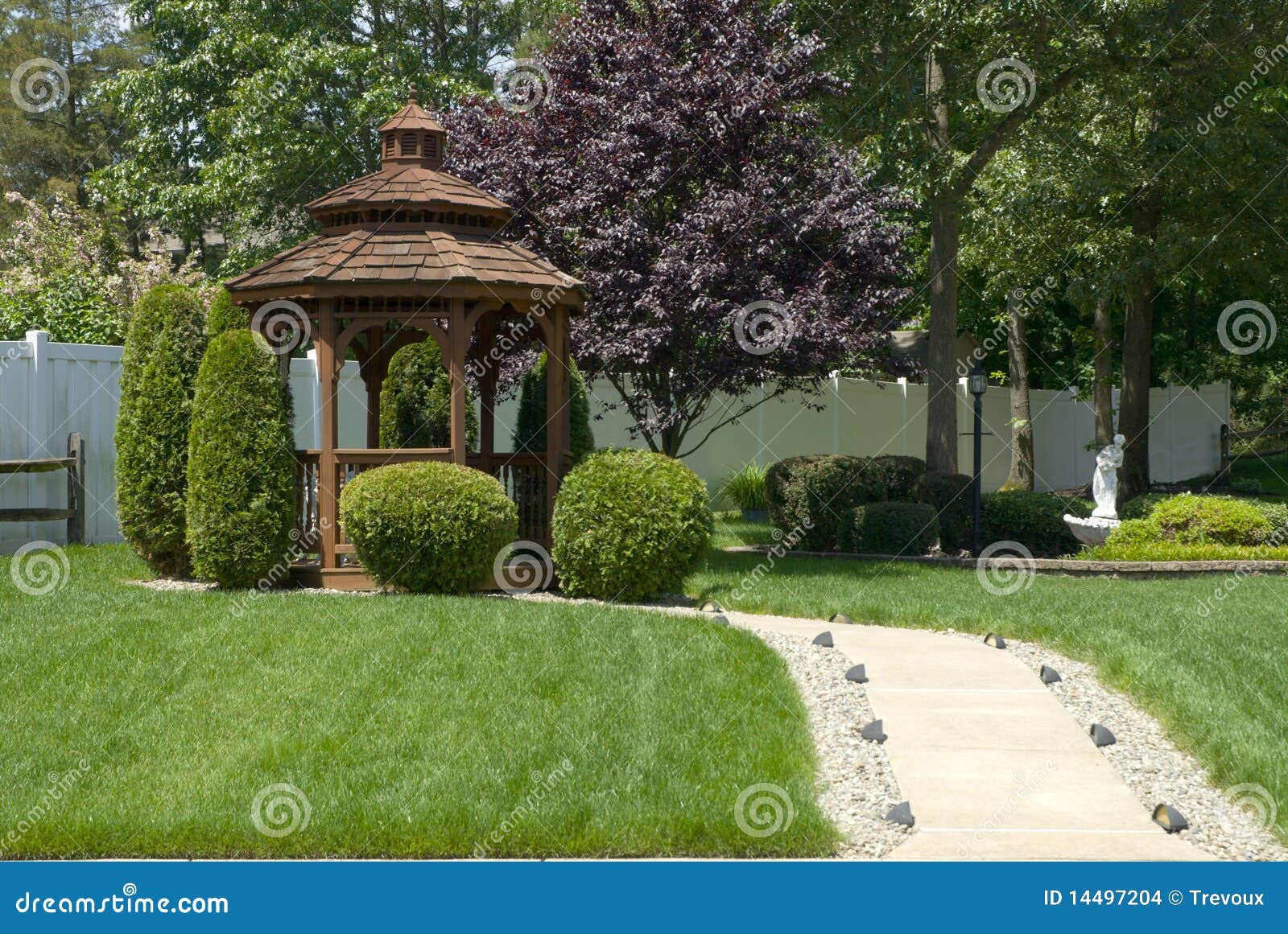 Beautiful gazebo stock photo. Image of peaceful, natural - 14497204