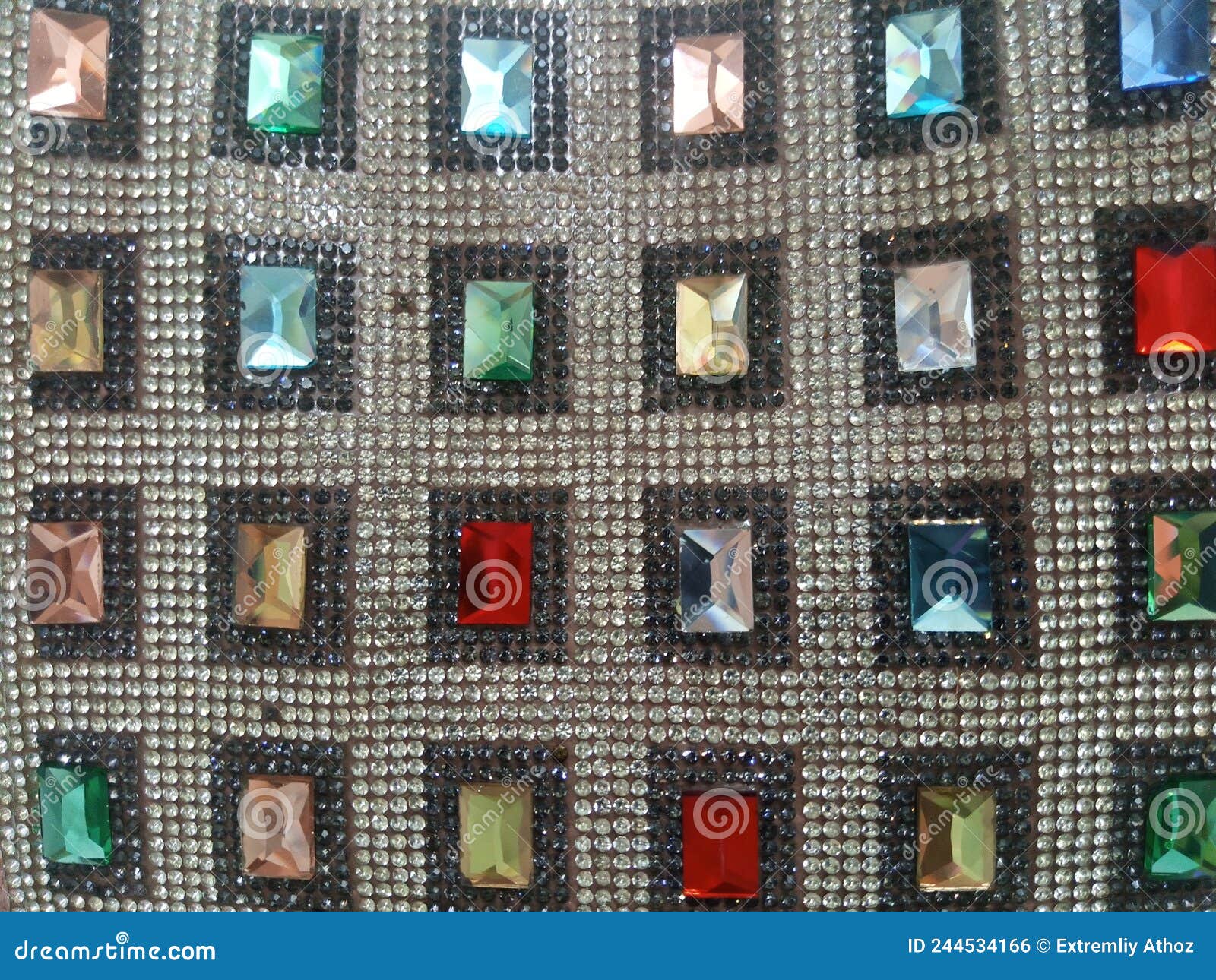 Beautiful Gem Decoration Box Stock Photo - Image of wall, textile ...