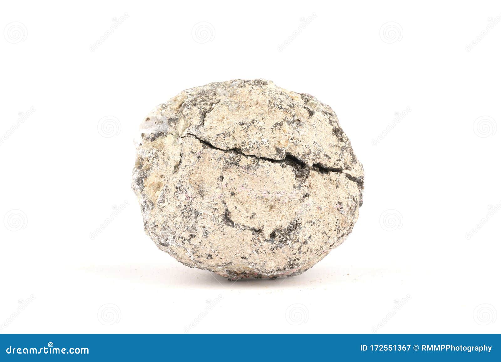 A Beautiful Geode Isolated on White Stock Image - Image of beautiful ...