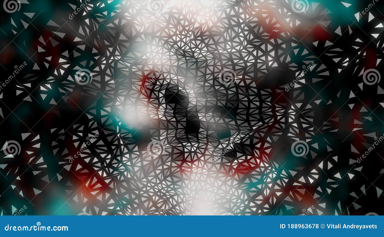 Beautiful Geometric Abstract Background with Color Accents. Stock ...