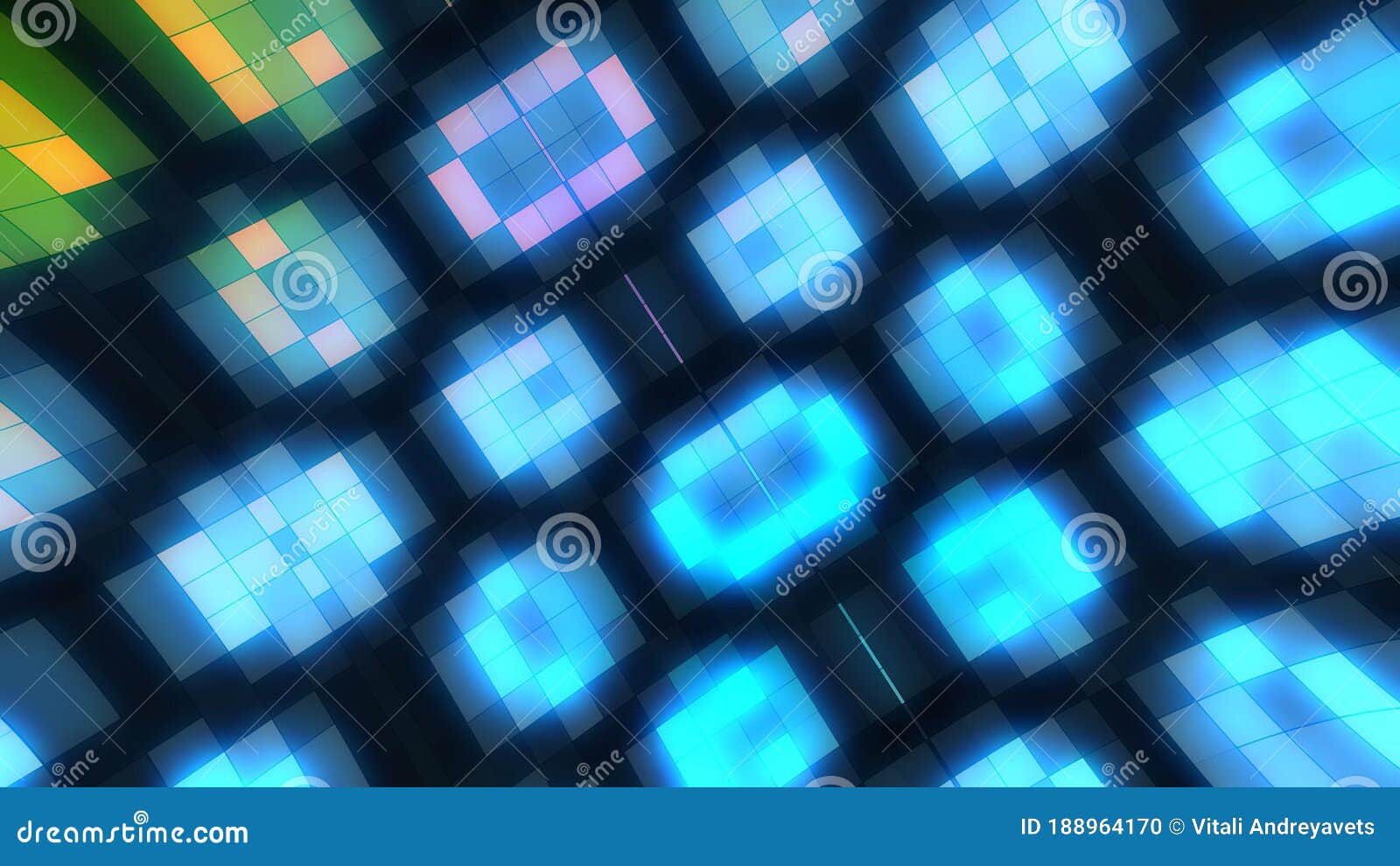 Beautiful Geometric Abstract Background with Color Accents. Stock ...