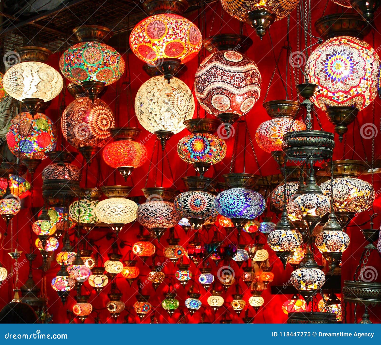 Beautiful Geometric Patterns on Colorful Turkish Lamps Stock Image ... Beautiful Geometric Patterns on Colorful Turkish Lamps Stock Image ...