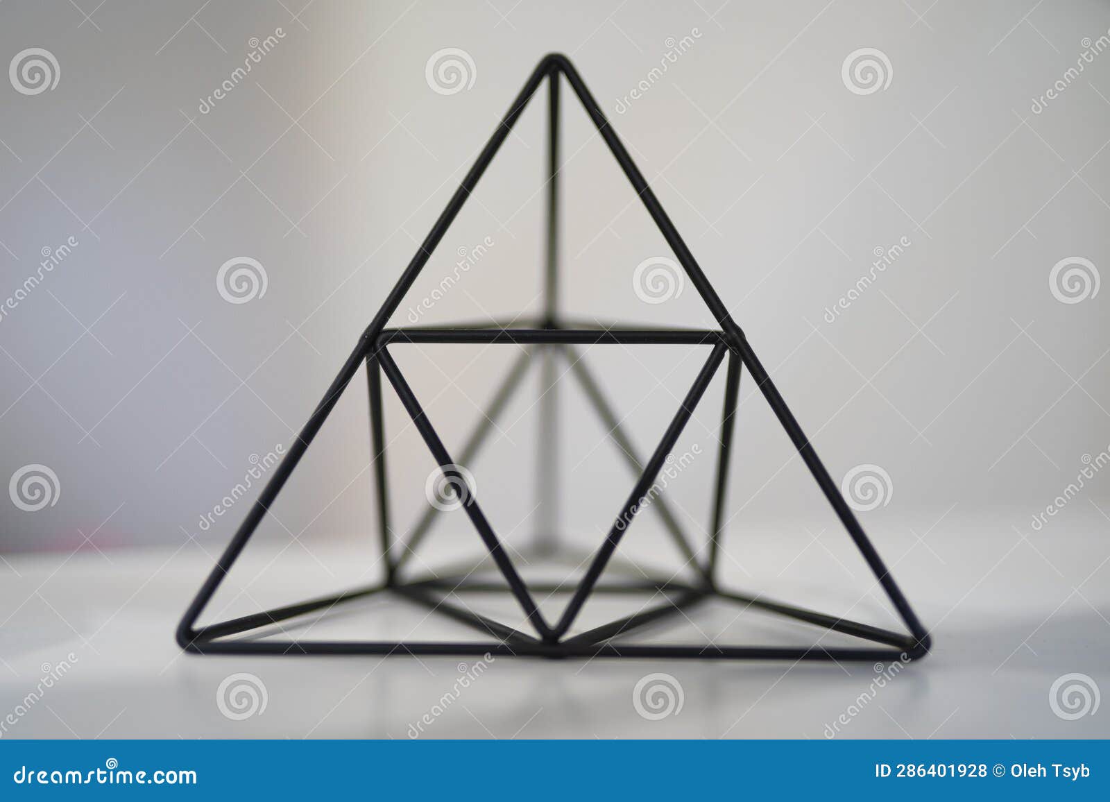 Beautiful Geometric Shape of a Triangle for Decoration Stock Photo ...