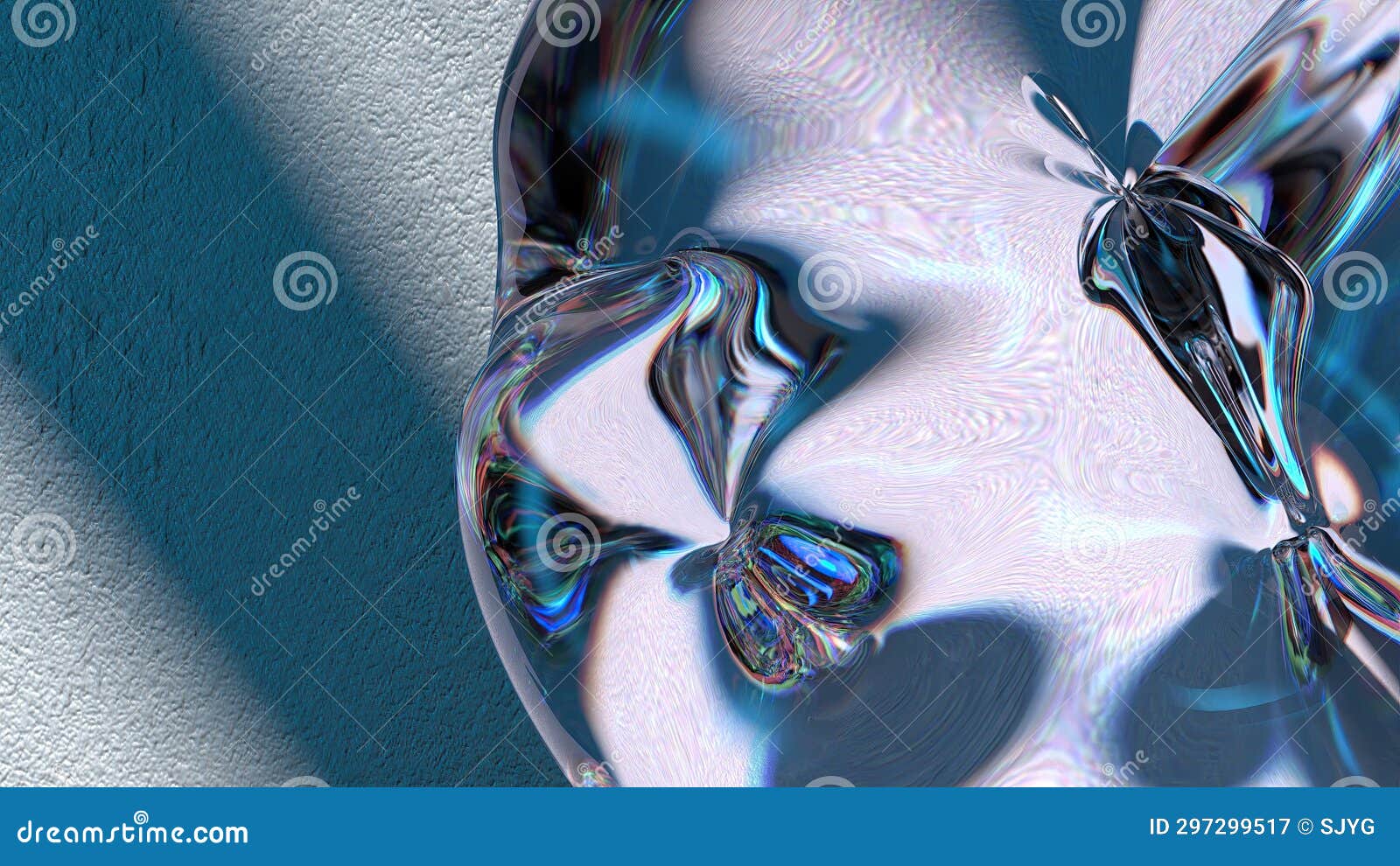 Fresh Ice Crystal Cool Cooling Water Summer Blue, Abstract, Elegant And ...