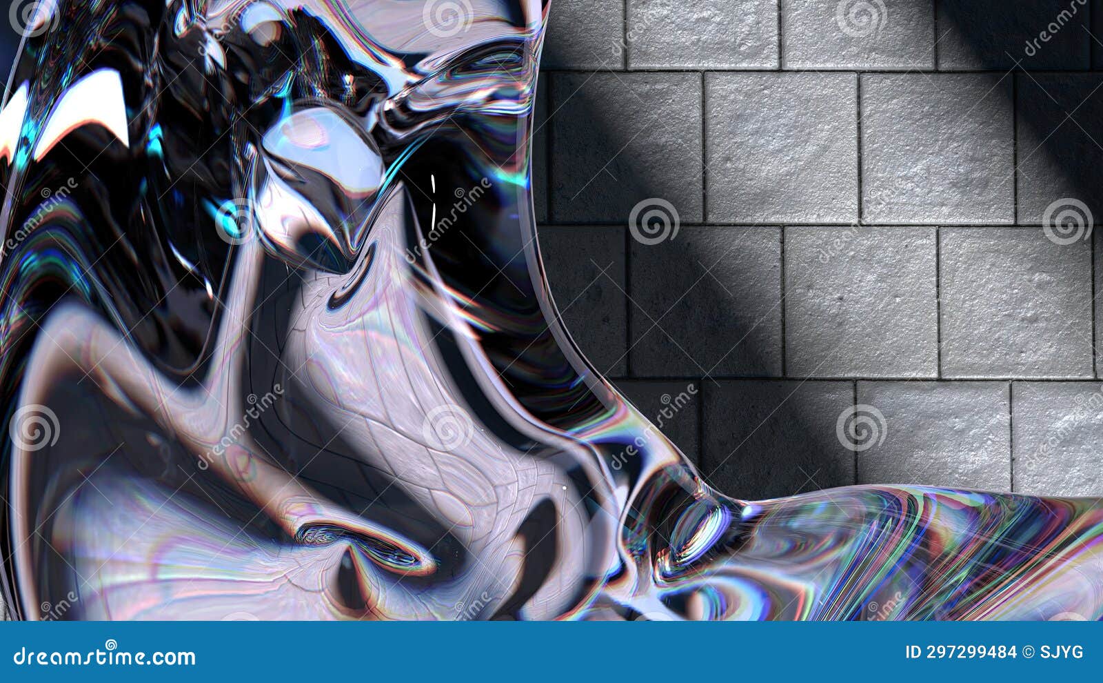 Beautiful Geometry With Refraction And Reflection. Elegant And Modern ...