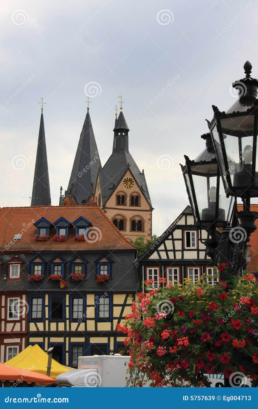 Beautiful German Architecture Stock Image - Image of scenic, german ...