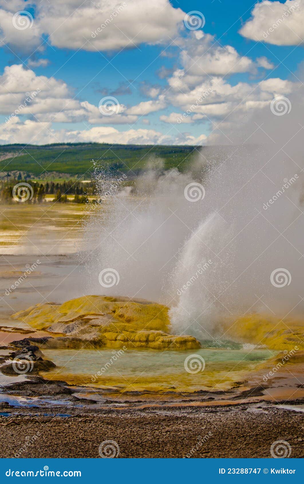 Beautiful geyser stock image. Image of travel, thermal - 23288747