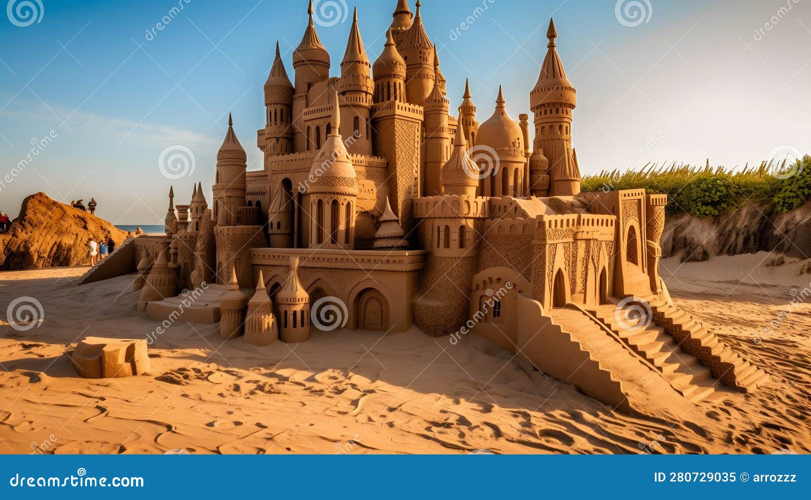 A Sand Giant Emerges From A Sandstorm Royalty-Free Stock Photography ...