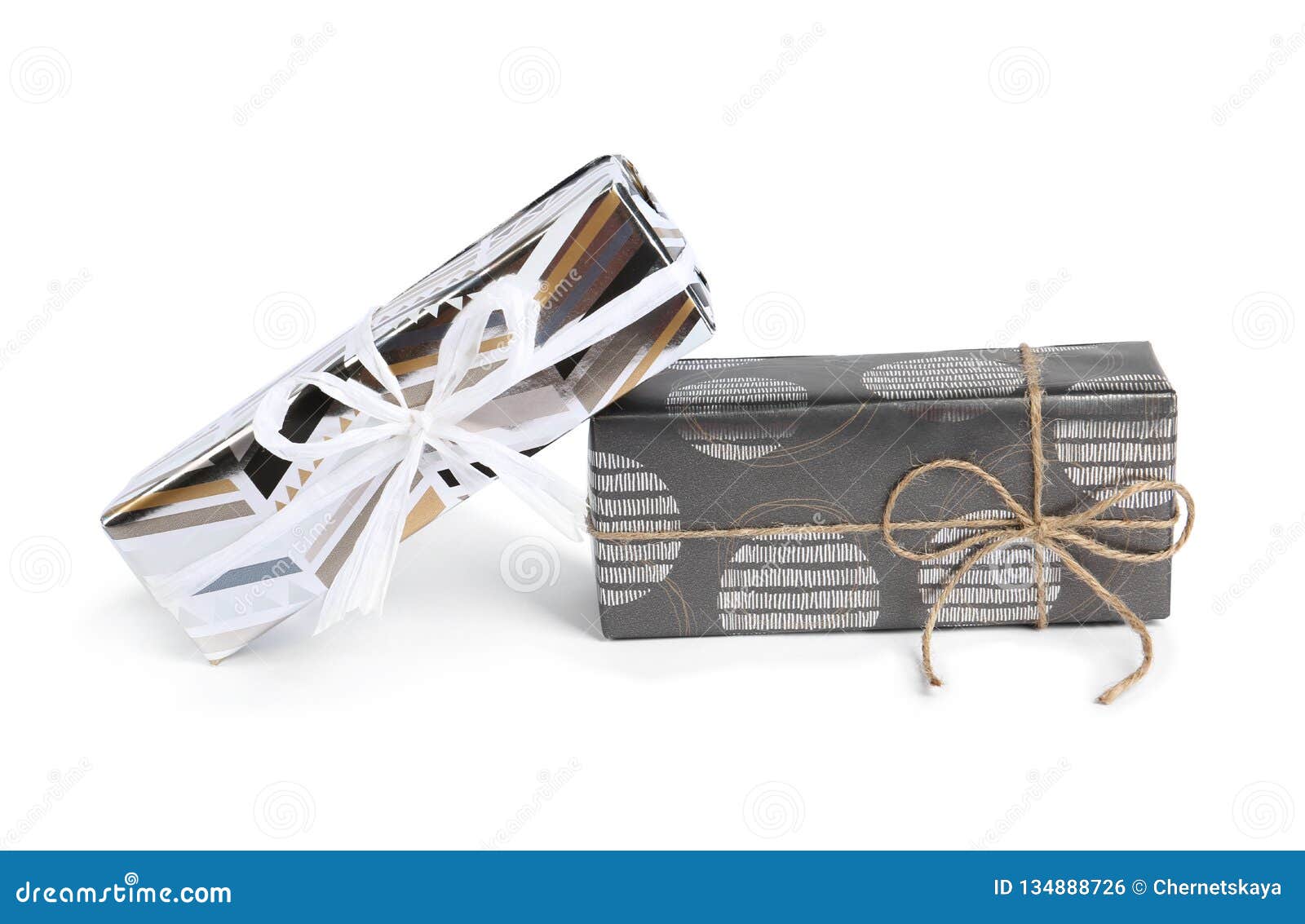 Beautiful Gift Boxes with Bows Stock Photo - Image of celebration, gift ...