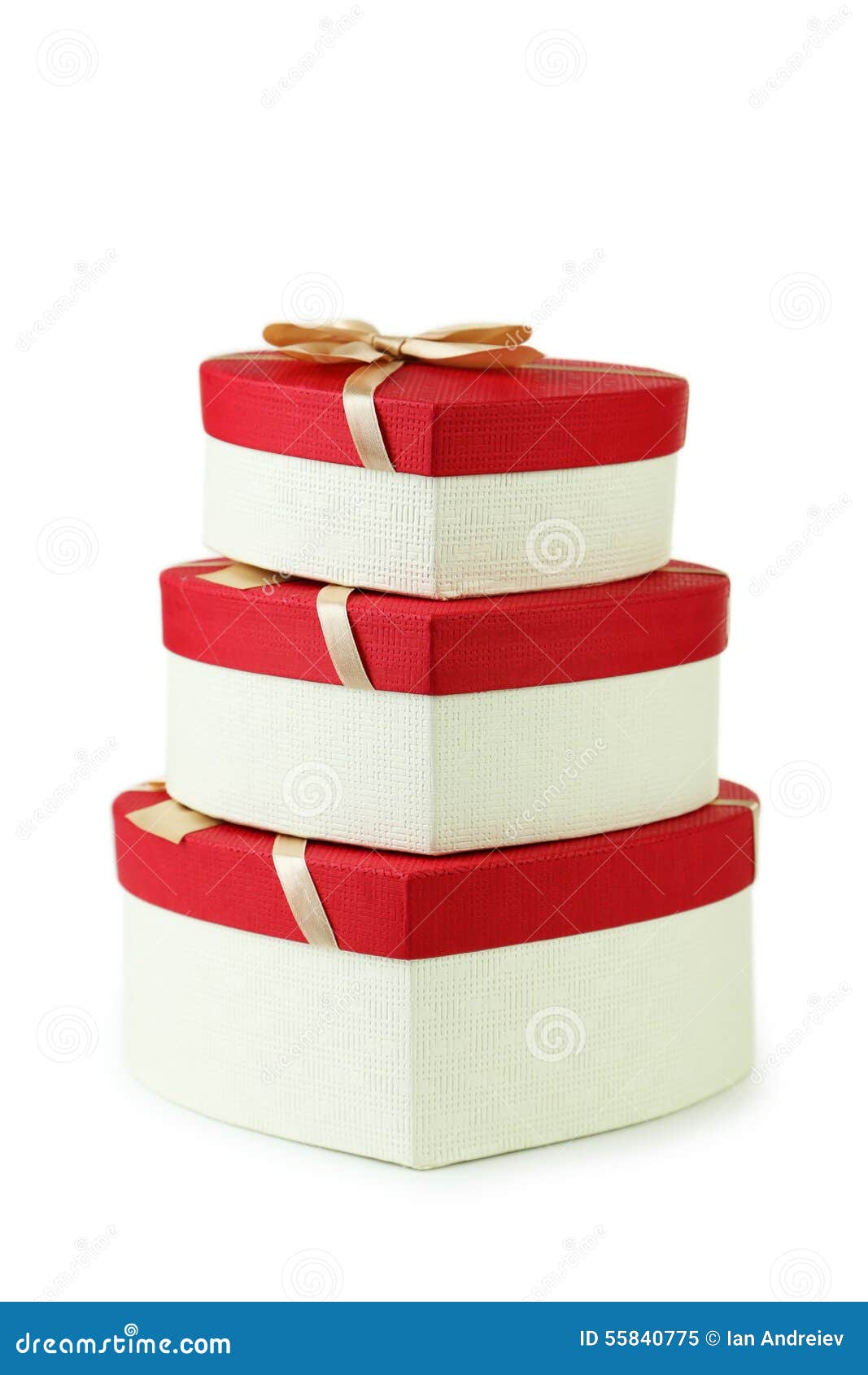 Beautiful gift boxes stock image. Image of knot, greeting - 55840775